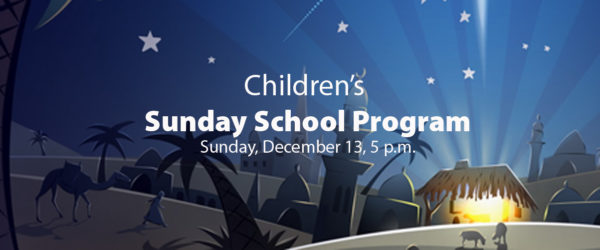 Sunday School Christmas Program - Heritage Christian Reformed Church